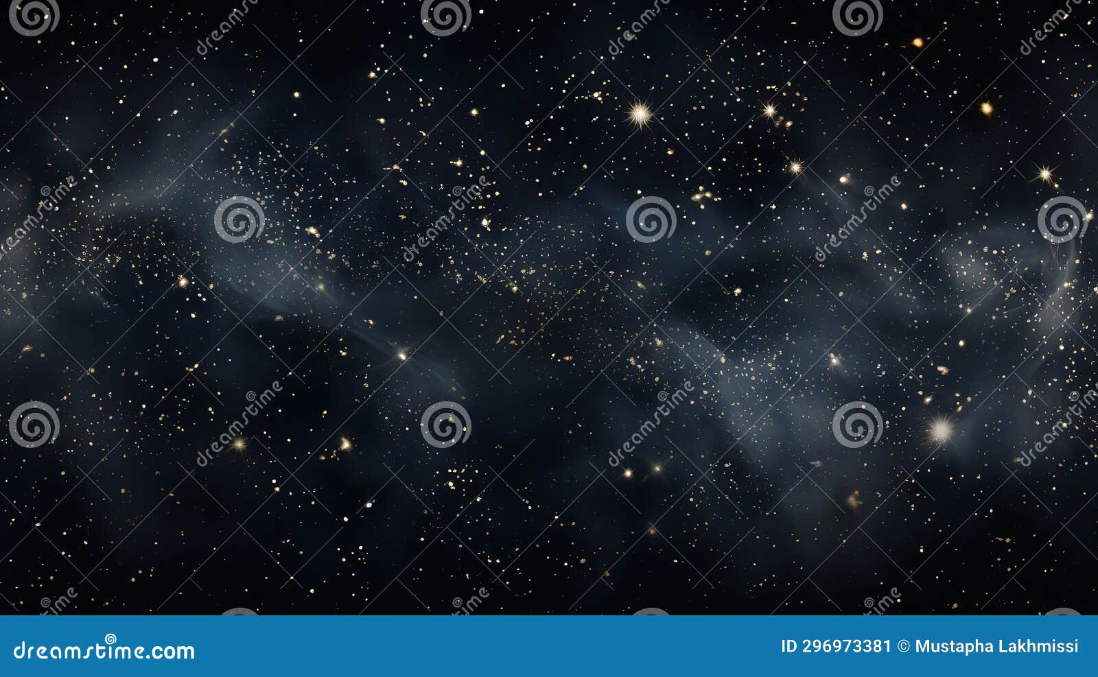 Night Sky Filled with Stars Galaxies and Constellations Stock ...