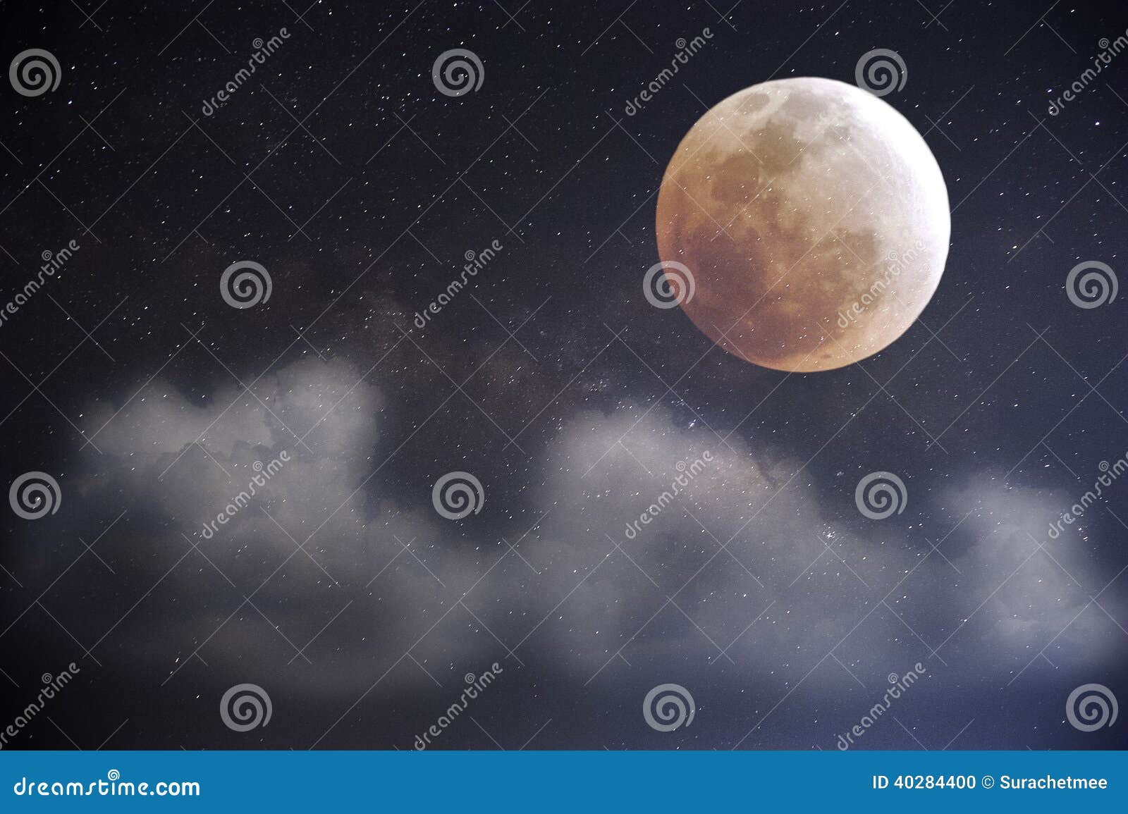 Night sky with full moon stock photo. Image of clear - 40284400