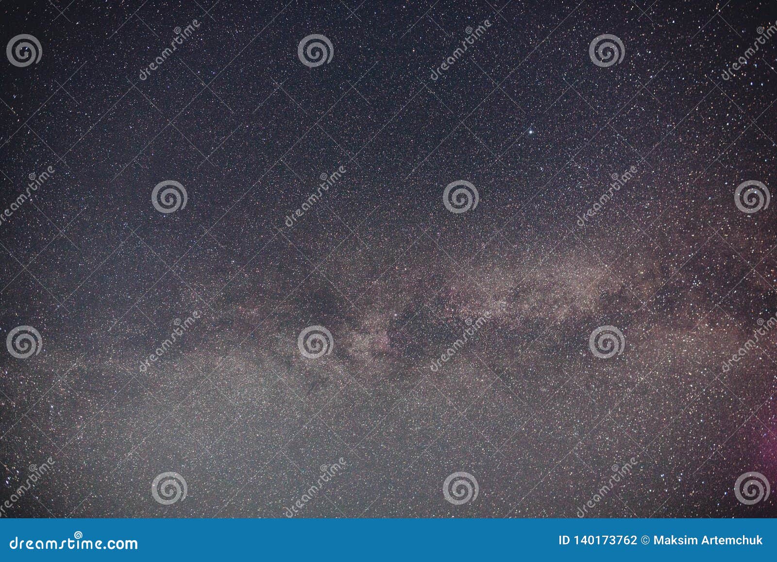 A Night Sky Full of Star and Visible Milky Way Stock Photo - Image of ...