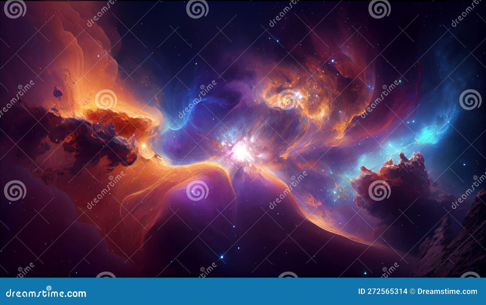 Night Sky Glows with Starry Constellation Magic ,generative AI Stock ...