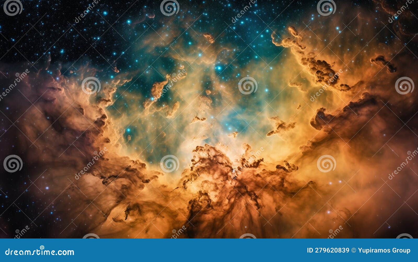 Night Sky Glows with Vibrant Colors of Exploding Star Patterns ...