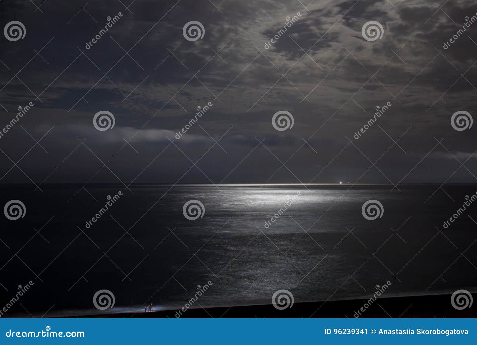 Night Sky with Moonlight Clouds Stock Image - Image of full, dark: 96239341