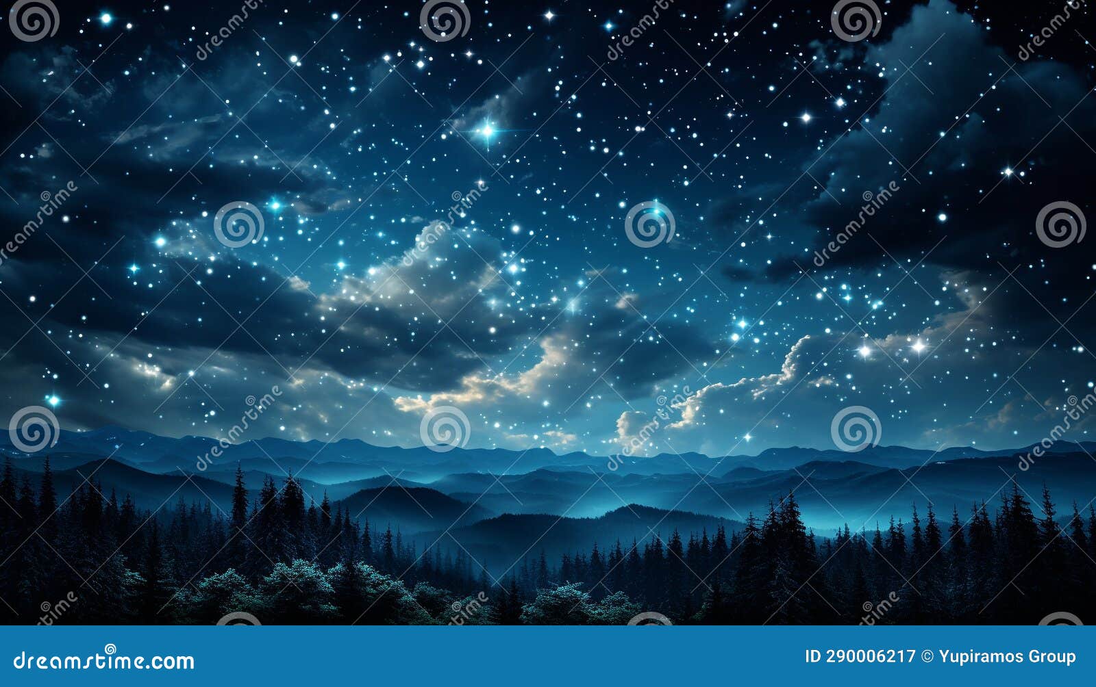Night Sky, Mountain Peak, Star Trail, Glowing Moonlight, Tranquil Scene ...