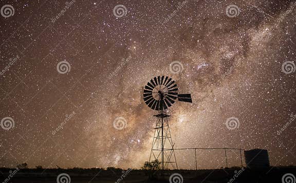 Night Sky in Outback Australia. Stock Photo - Image of milkyway ...