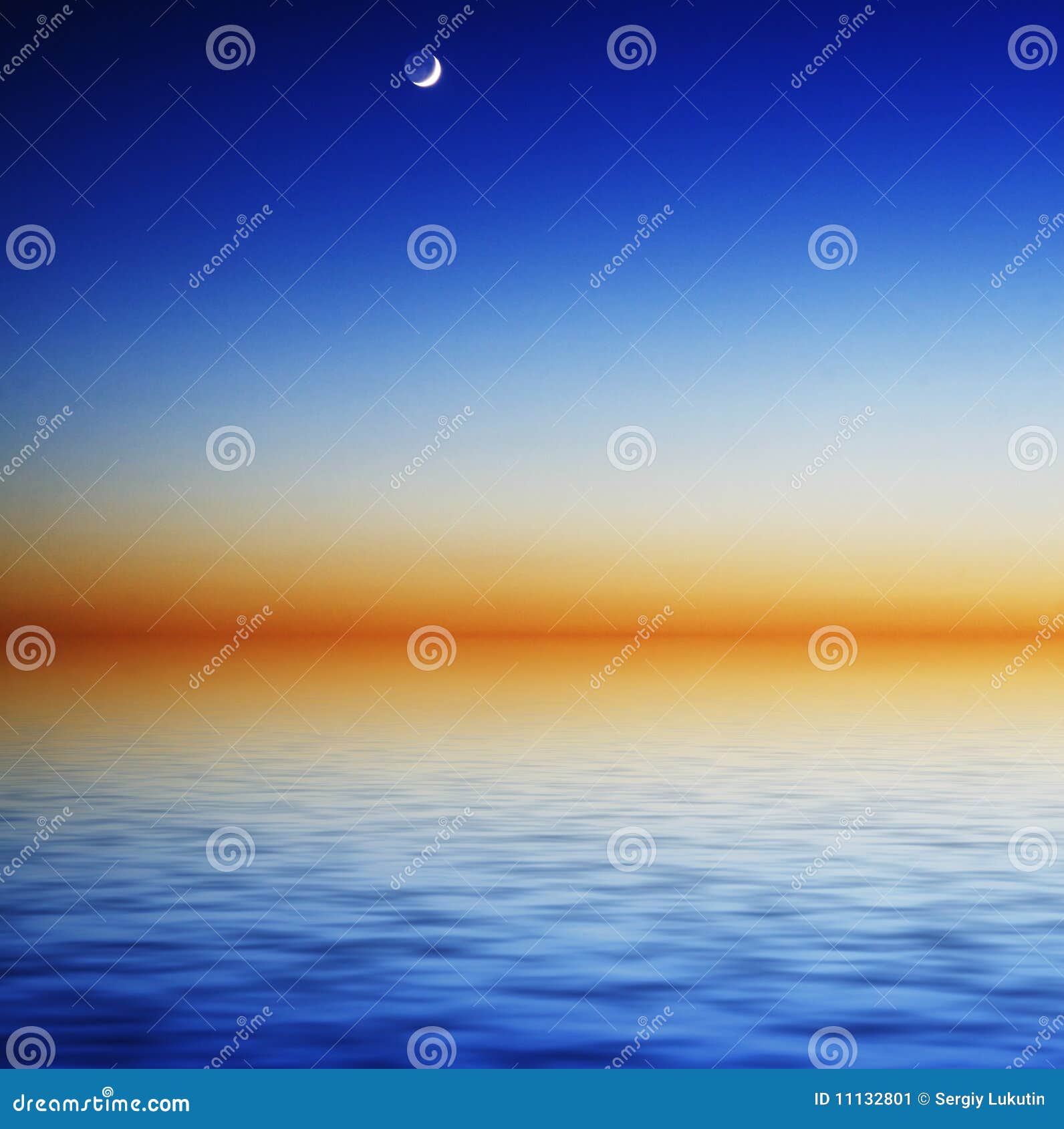 Night sky over the sea stock image. Image of landscape - 11132801