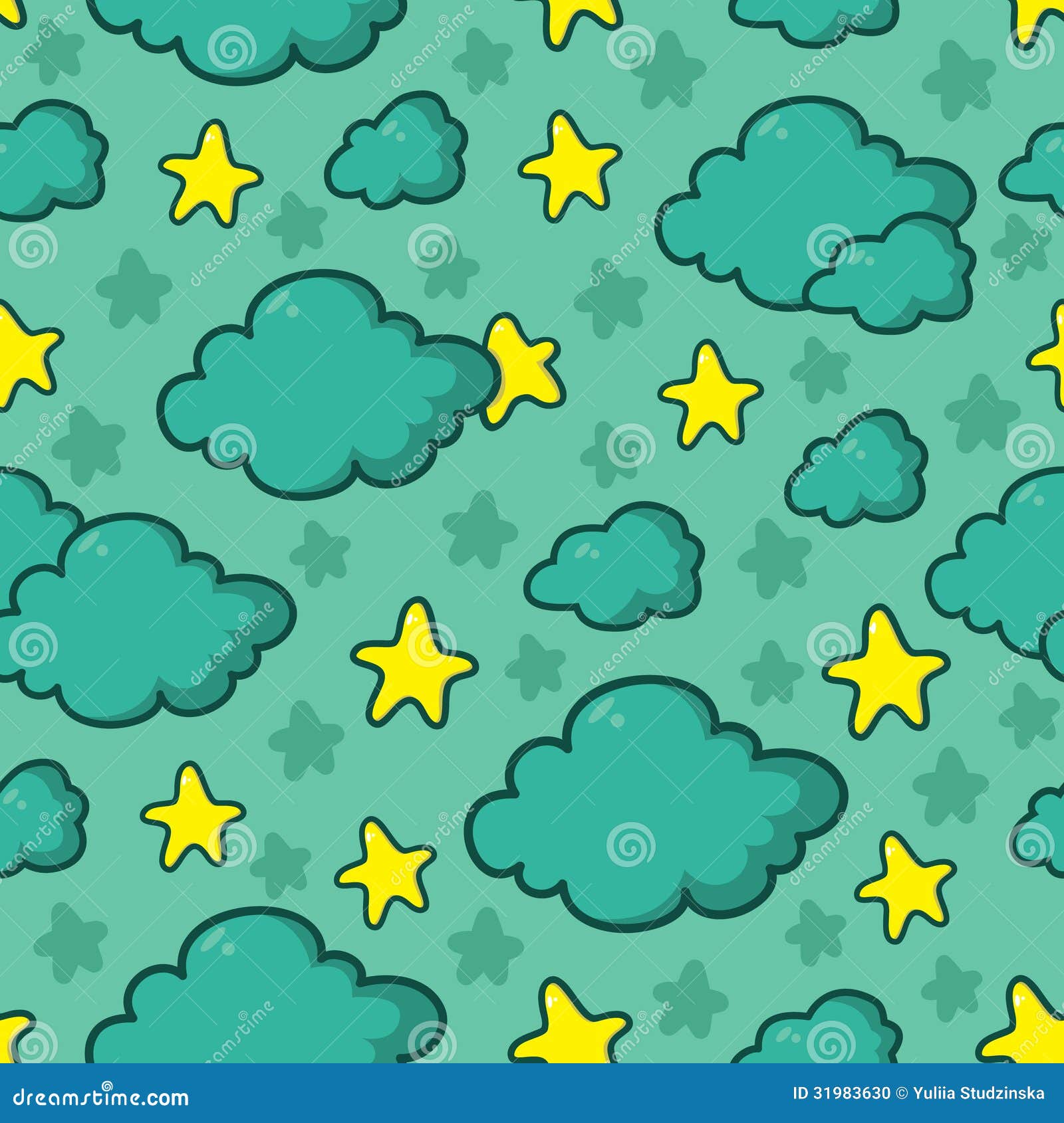 Night sky pattern stock vector. Illustration of cloudscape - 31983630