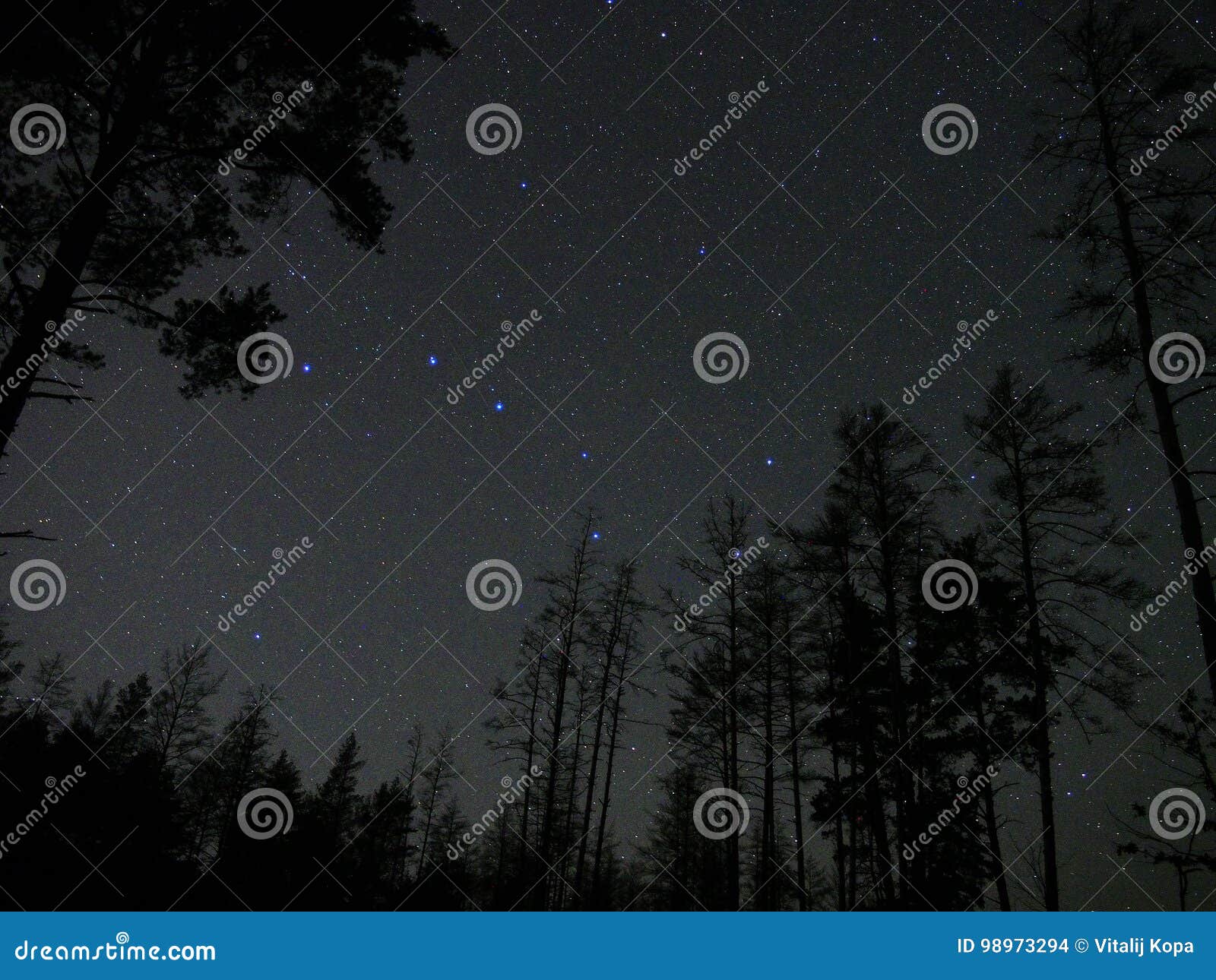 Big Dipper Constellation, Ursa Major, The Great Bear Stock Image ...