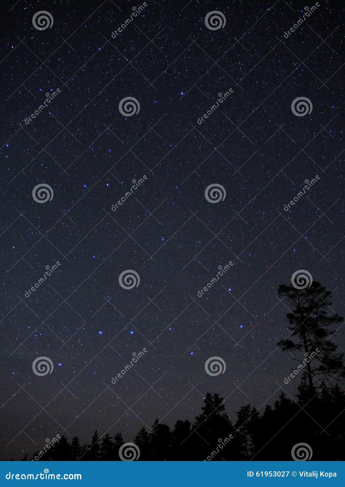 Night Sky Stars, Big Dipper Constellation Stock Image - Image of ursa ...