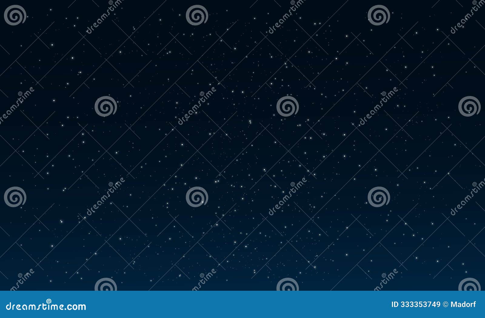 Galaxy Background with Bright Stars on Clear Night Sky Stock ...