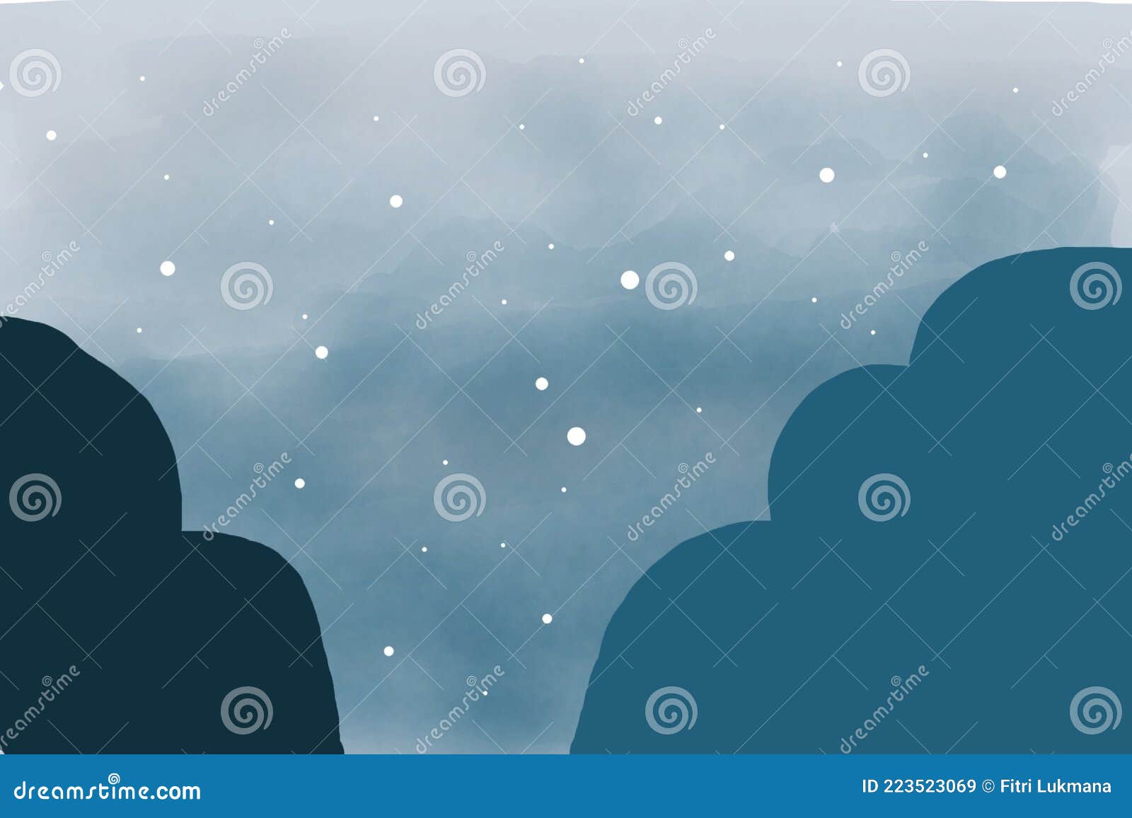 Night Sky Wallpaper Background Starlight Stock Illustration ...