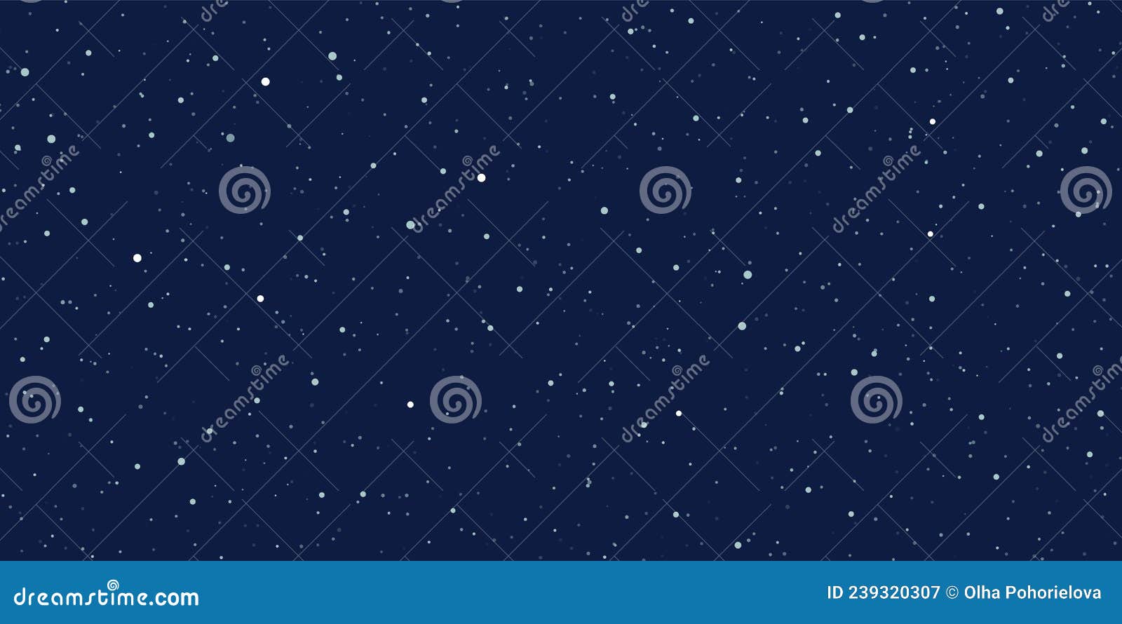 Night Space Sky with Patterns of Stars and Comets Stock Vector ...