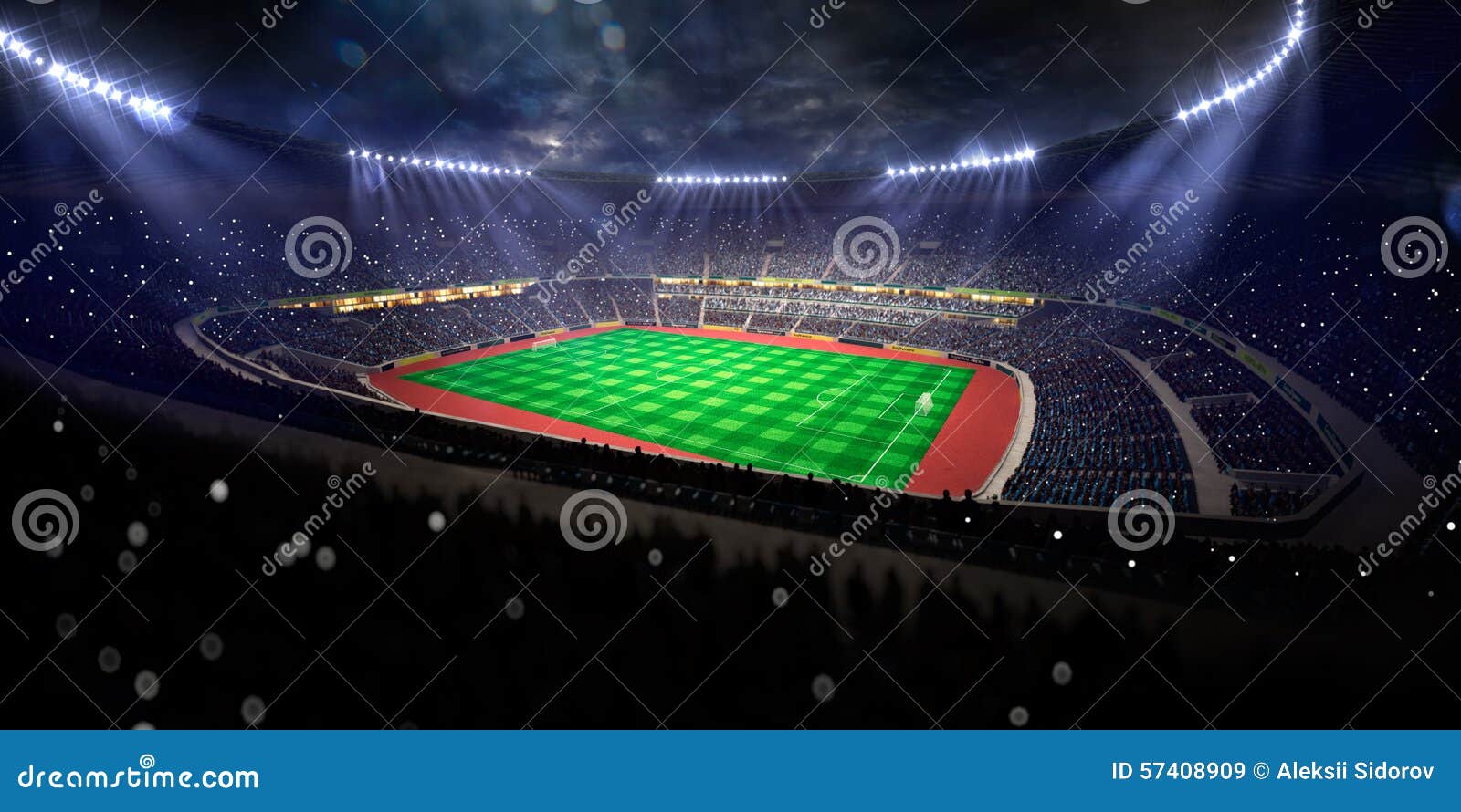 Night Stadium Arena Soccer Field Royalty-Free Stock Photo ...
