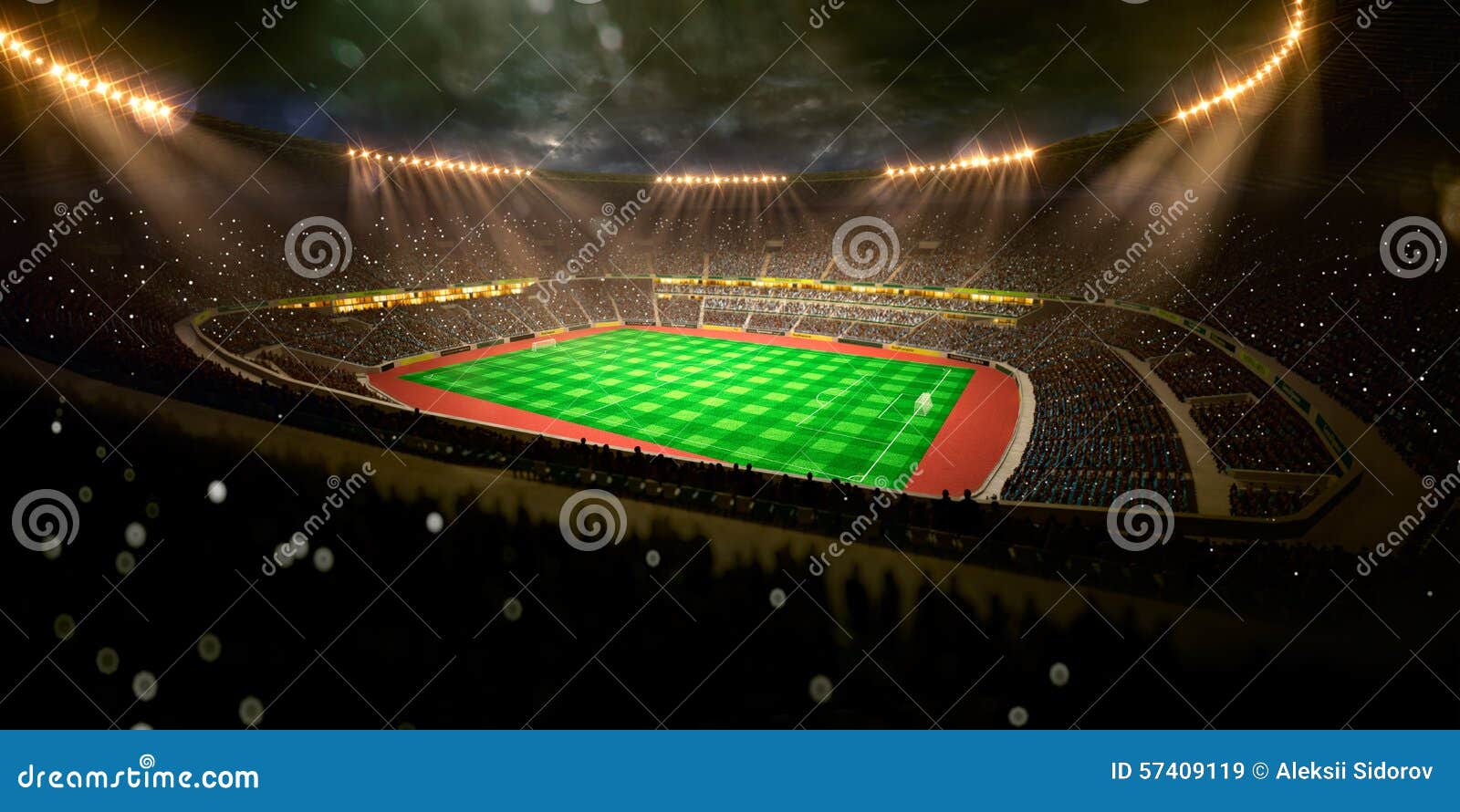 Night Stadium Arena Soccer Field Royalty-Free Stock Photography ...