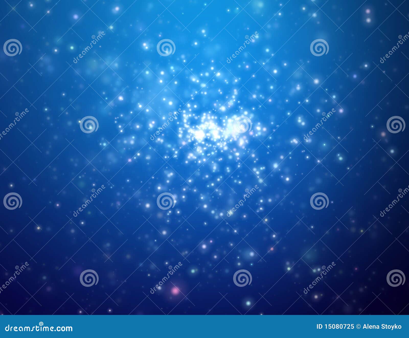 The Night Star Sky. Space Open Stock Illustration - Illustration of ...