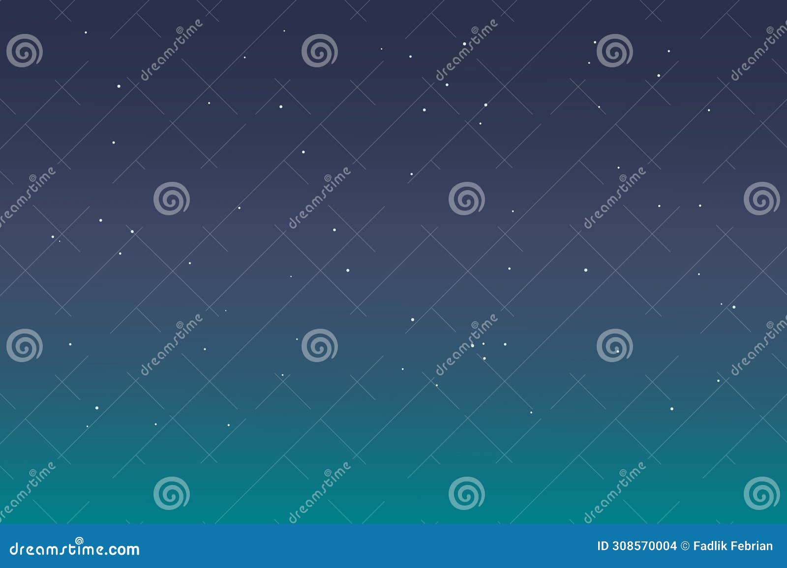 Night Starry Sky with Blue and Green Gradation. Star Universe ...