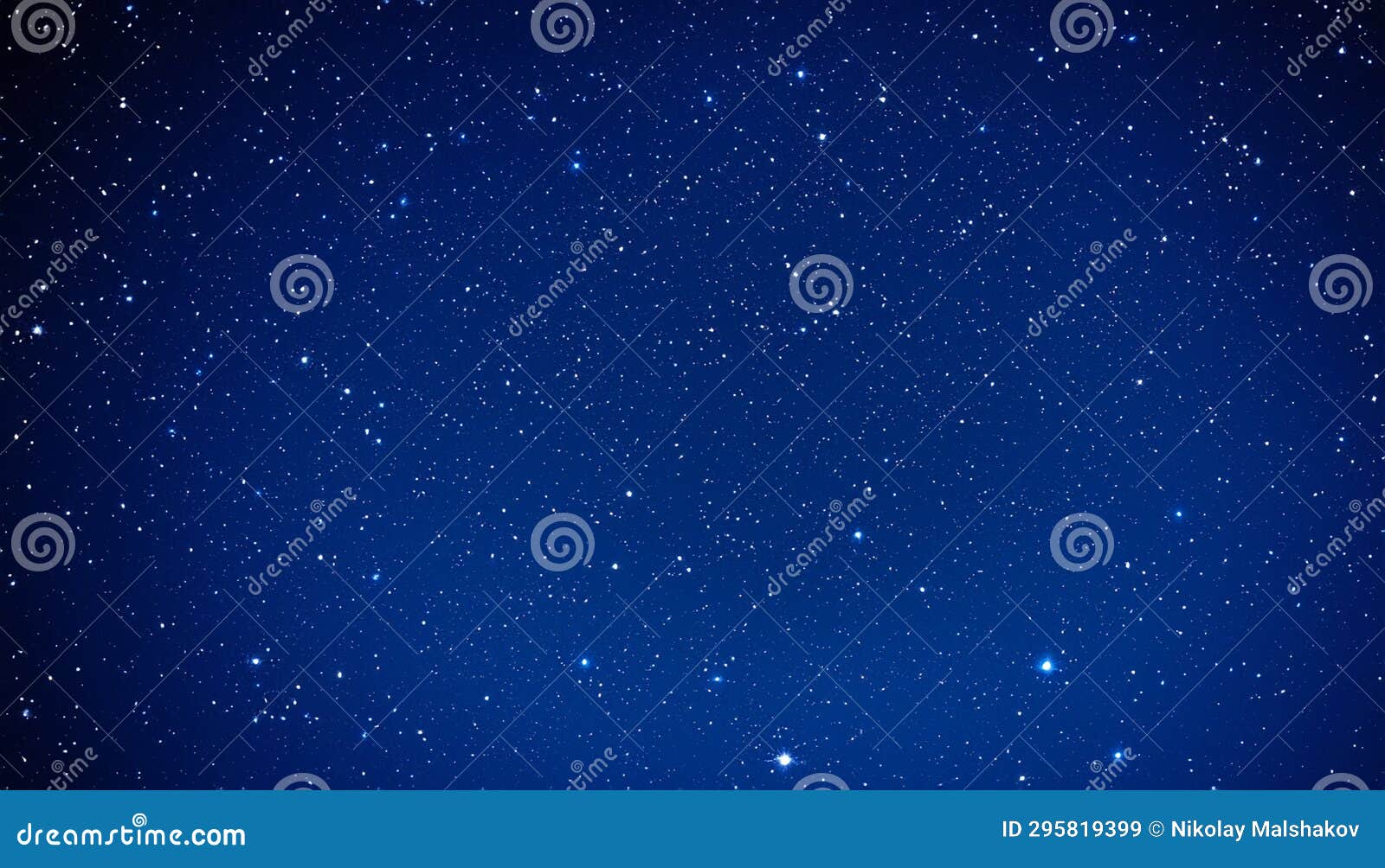 Night Starry Sky, Dark Blue Space Background with Stars Stock ...