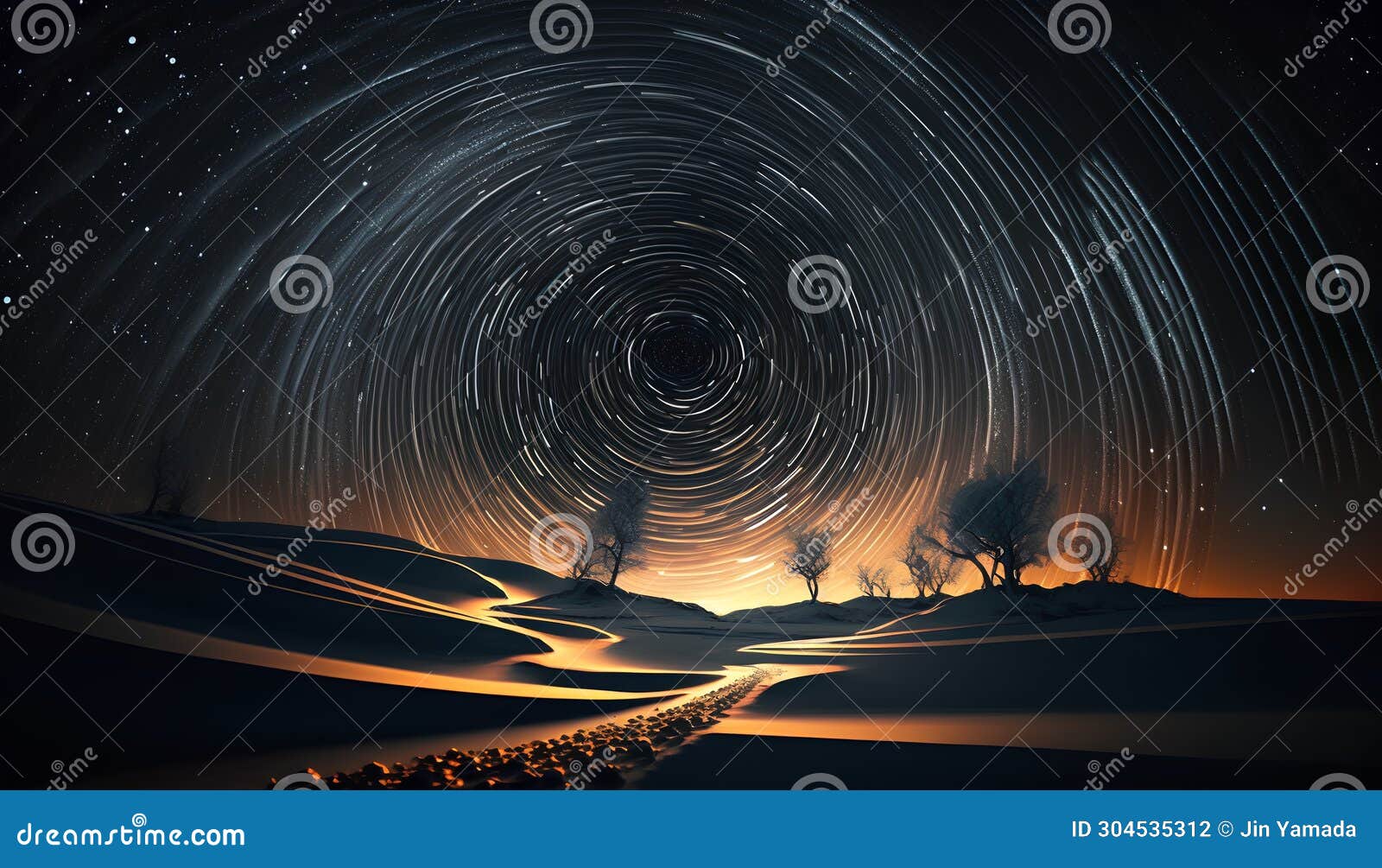 Night Starry Sky Over the Forest. Elements of this Image Furnished by ...