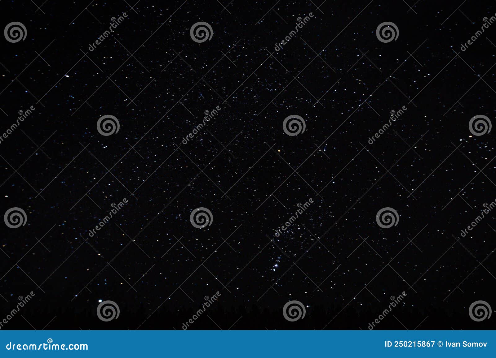 Night Starscape in the Countryside Stock Image - Image of safari ...