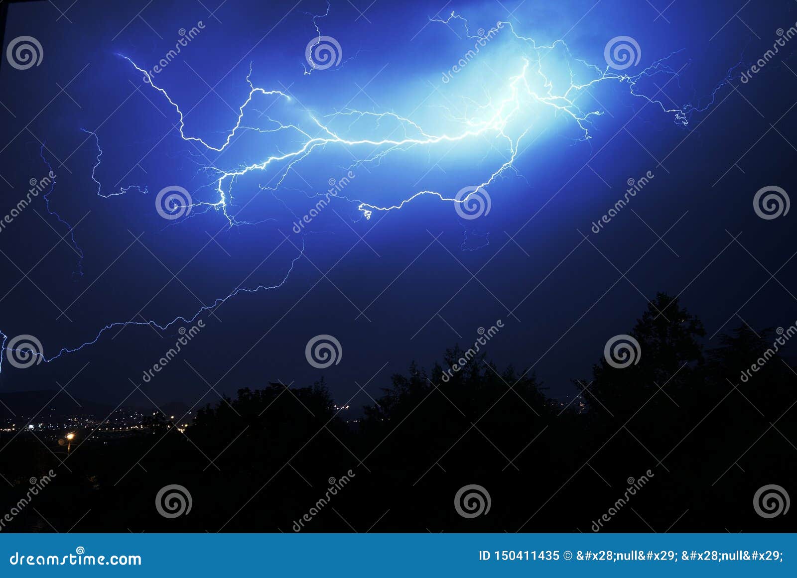 Night stormy stock image. Image of blue, storm, stormy - 150411435