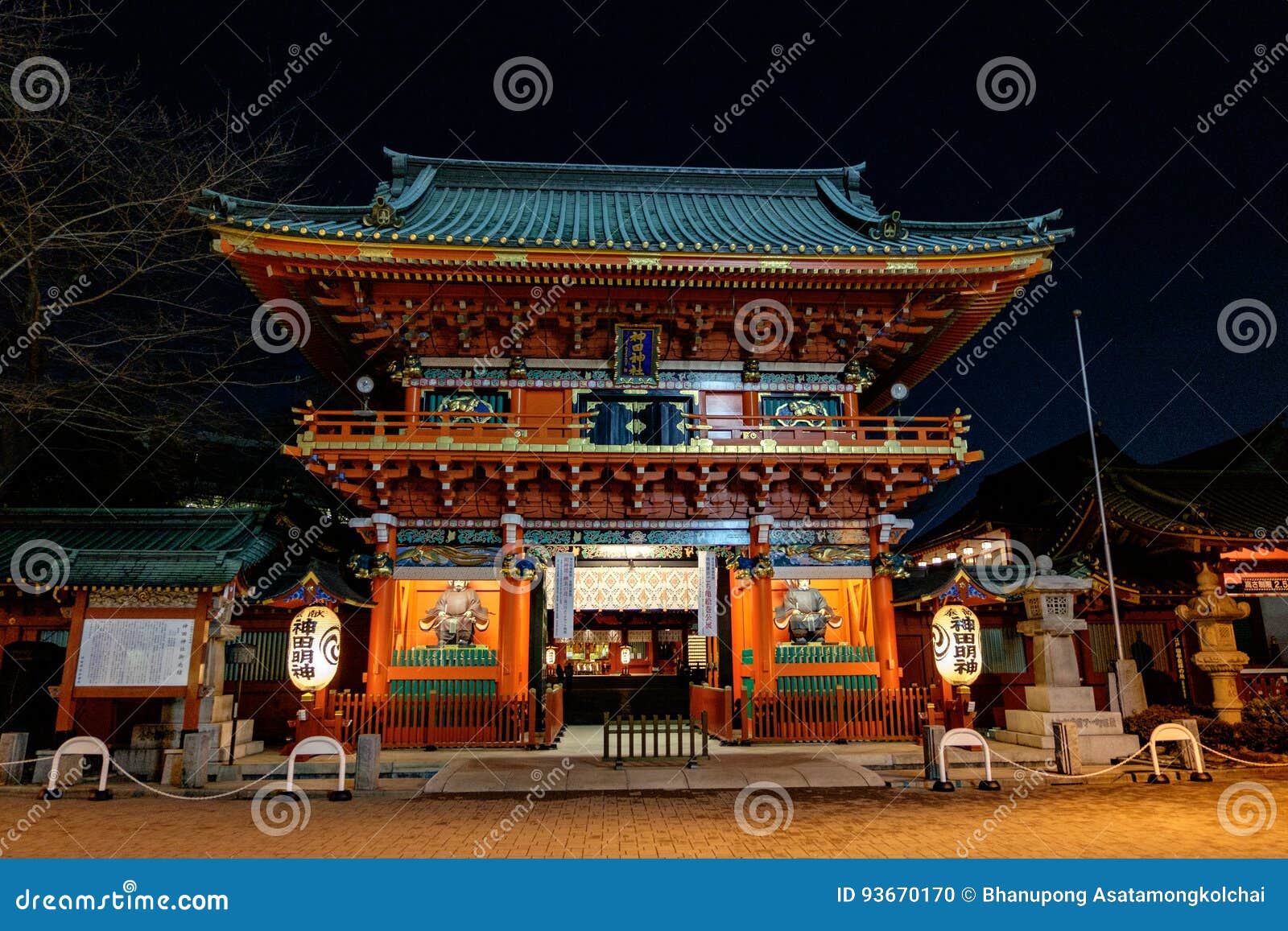 Night temple shrine stock photo. Image of evening, china - 93670170