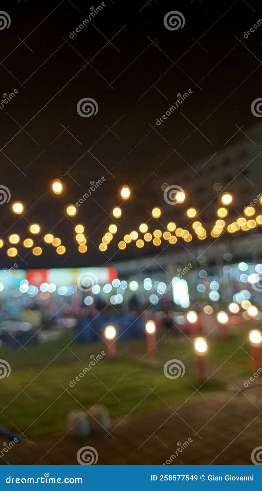 Night at Teras Malioboro stock image. Image of light - 258577549