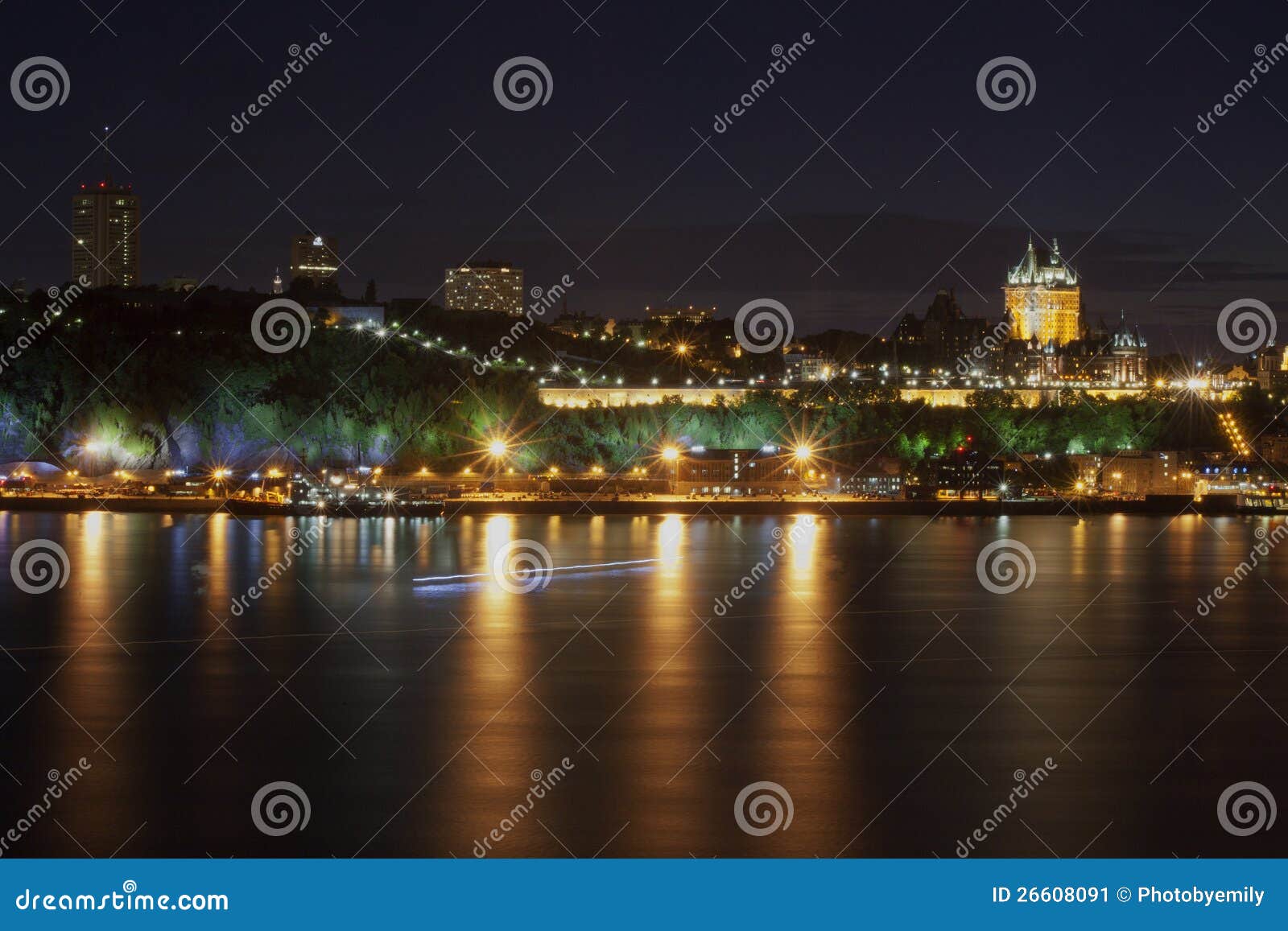 Night Time Lights of City stock image. Image of cloud - 26608091