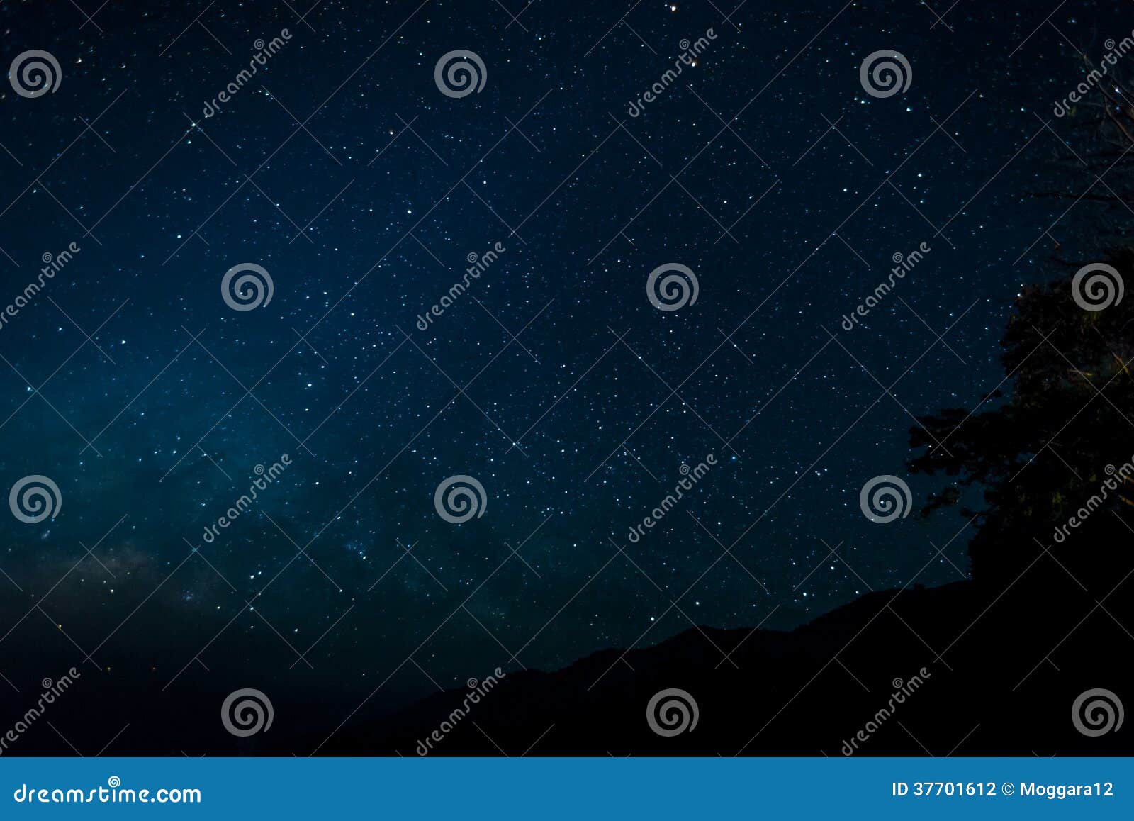 Night Time with Stars in Sky Stock Photo - Image of cool, genesis: 37701612
