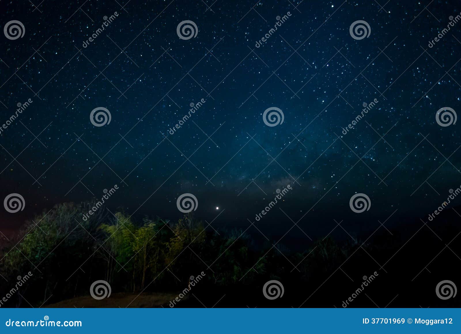 Night Time with Stars in Sky Stock Image - Image of nebulae, black ...