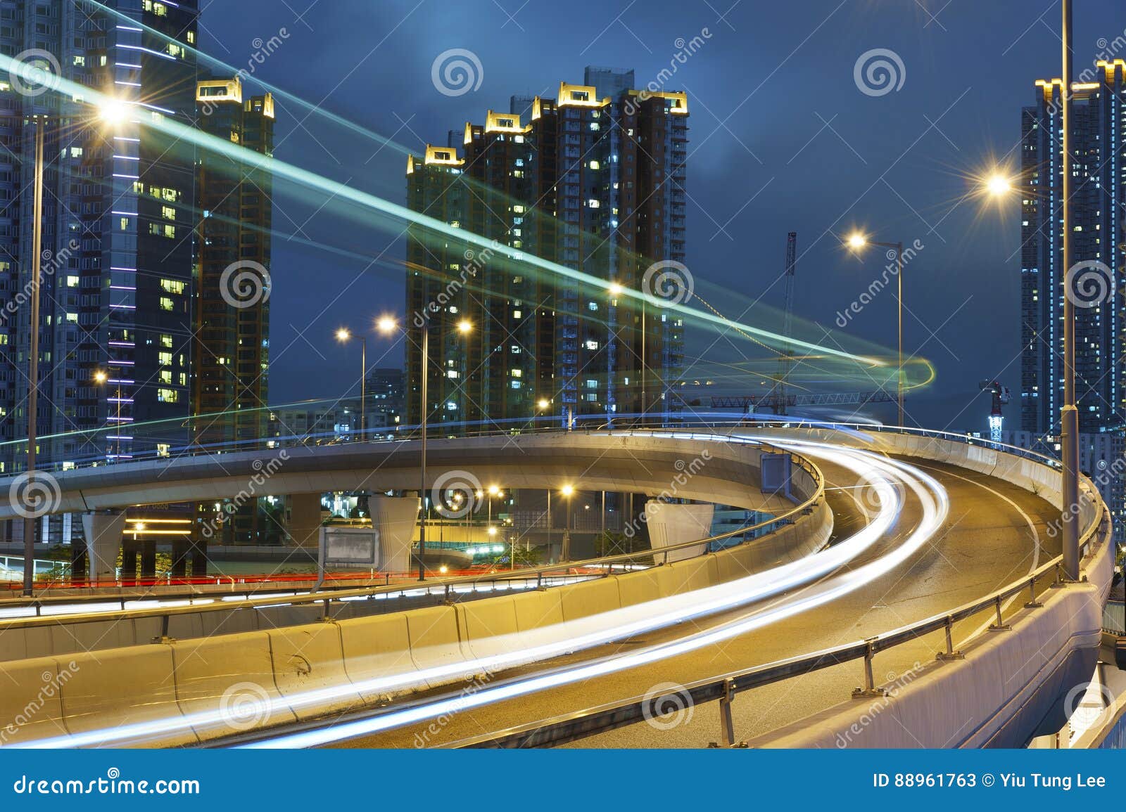 Night Traffic stock image. Image of motion, architecture - 88961763