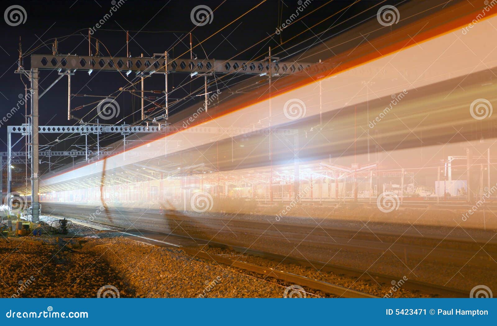 Night Train Blur stock illustration. Illustration of trip - 5423471