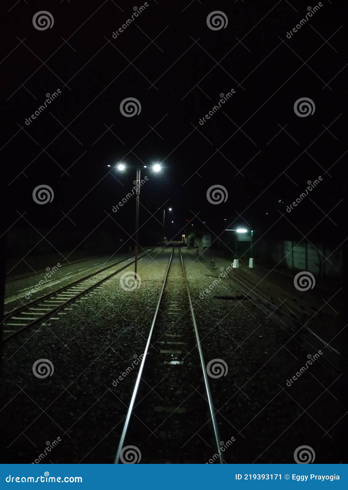 Night Train Station Java editorial photo. Image of infrastructure ...