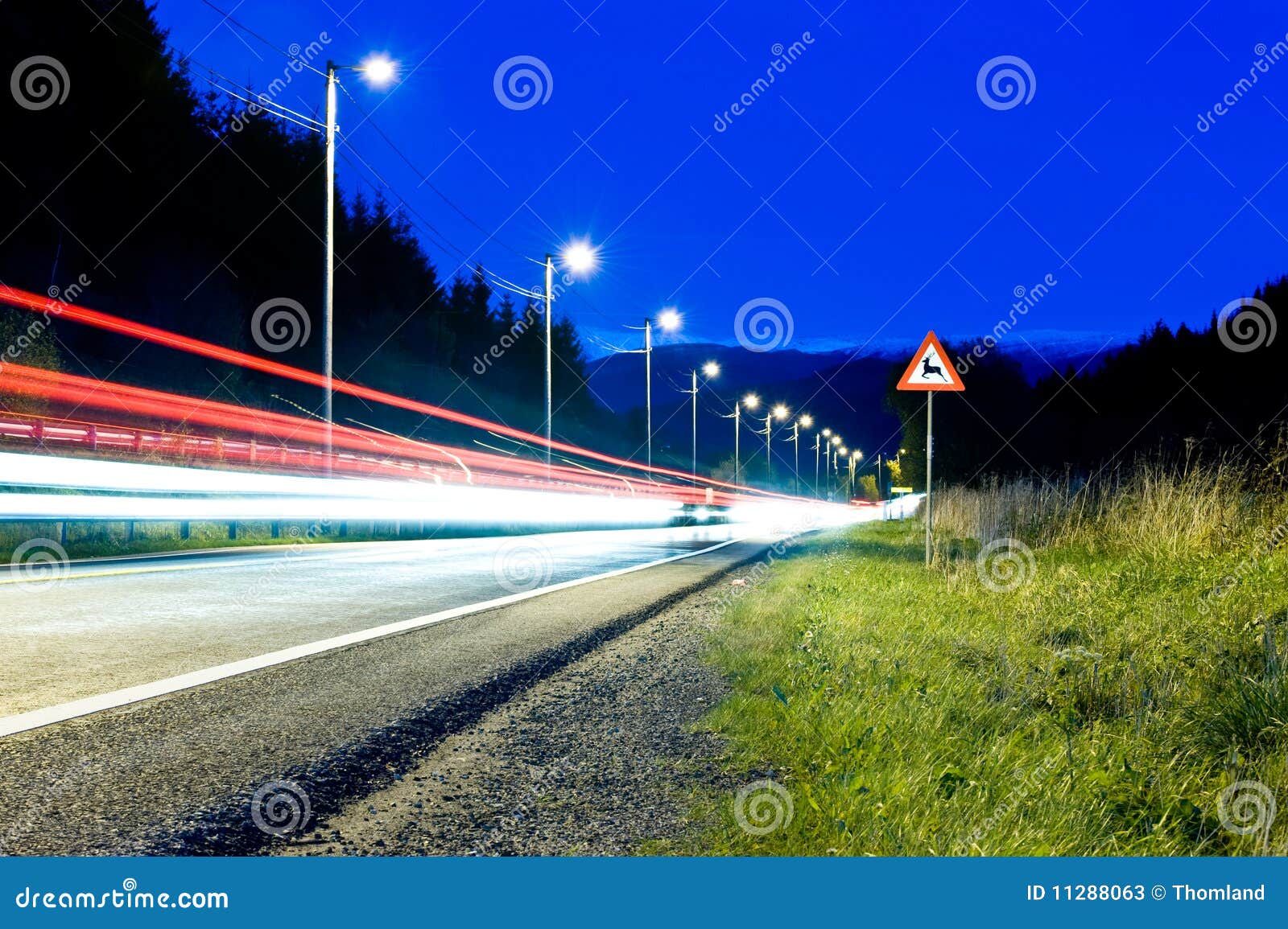 Night travel stock image. Image of transportation, dusk - 11288063
