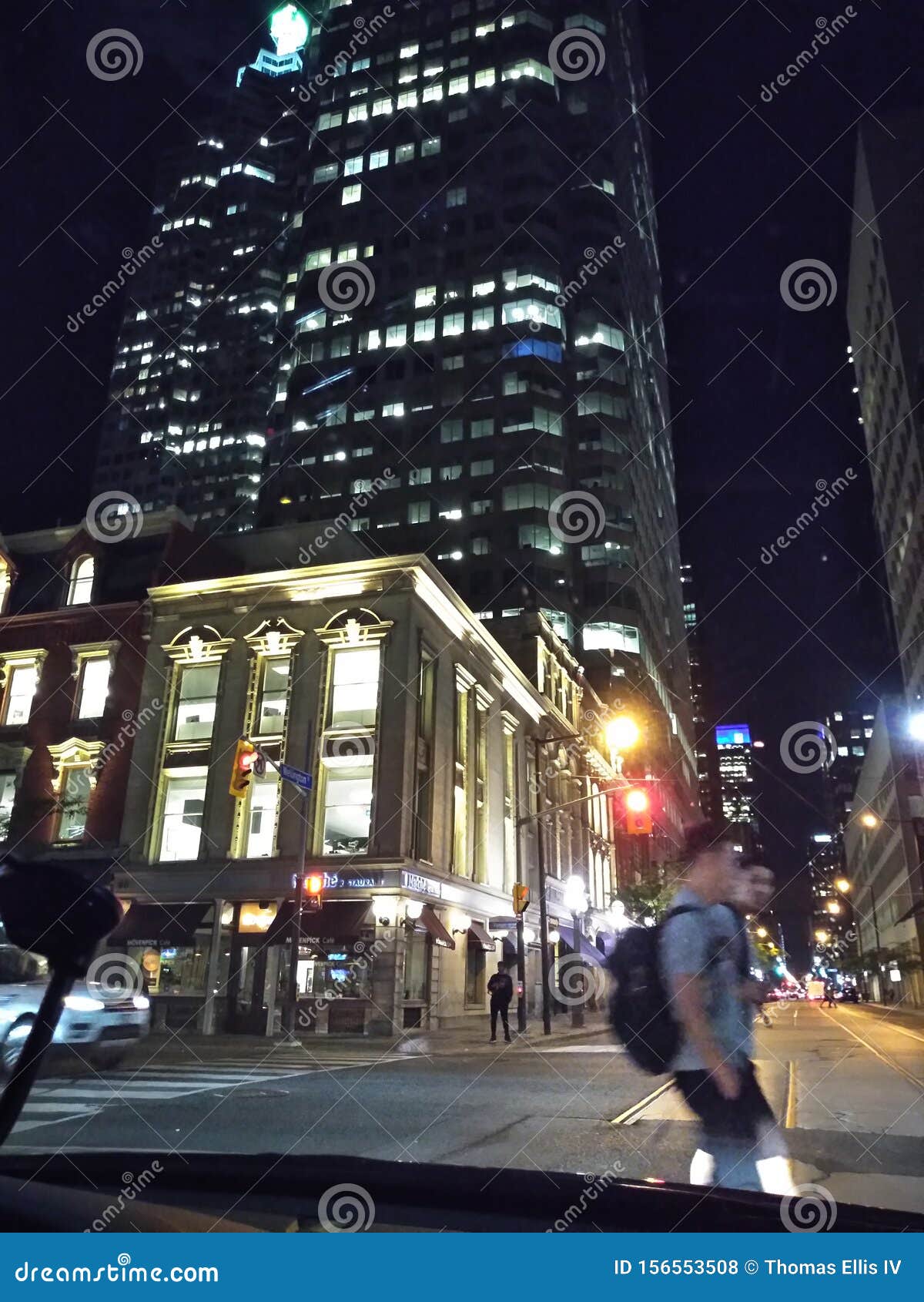 Night Traveling Beautiful Area Canada Toronto Editorial Stock Photo ...