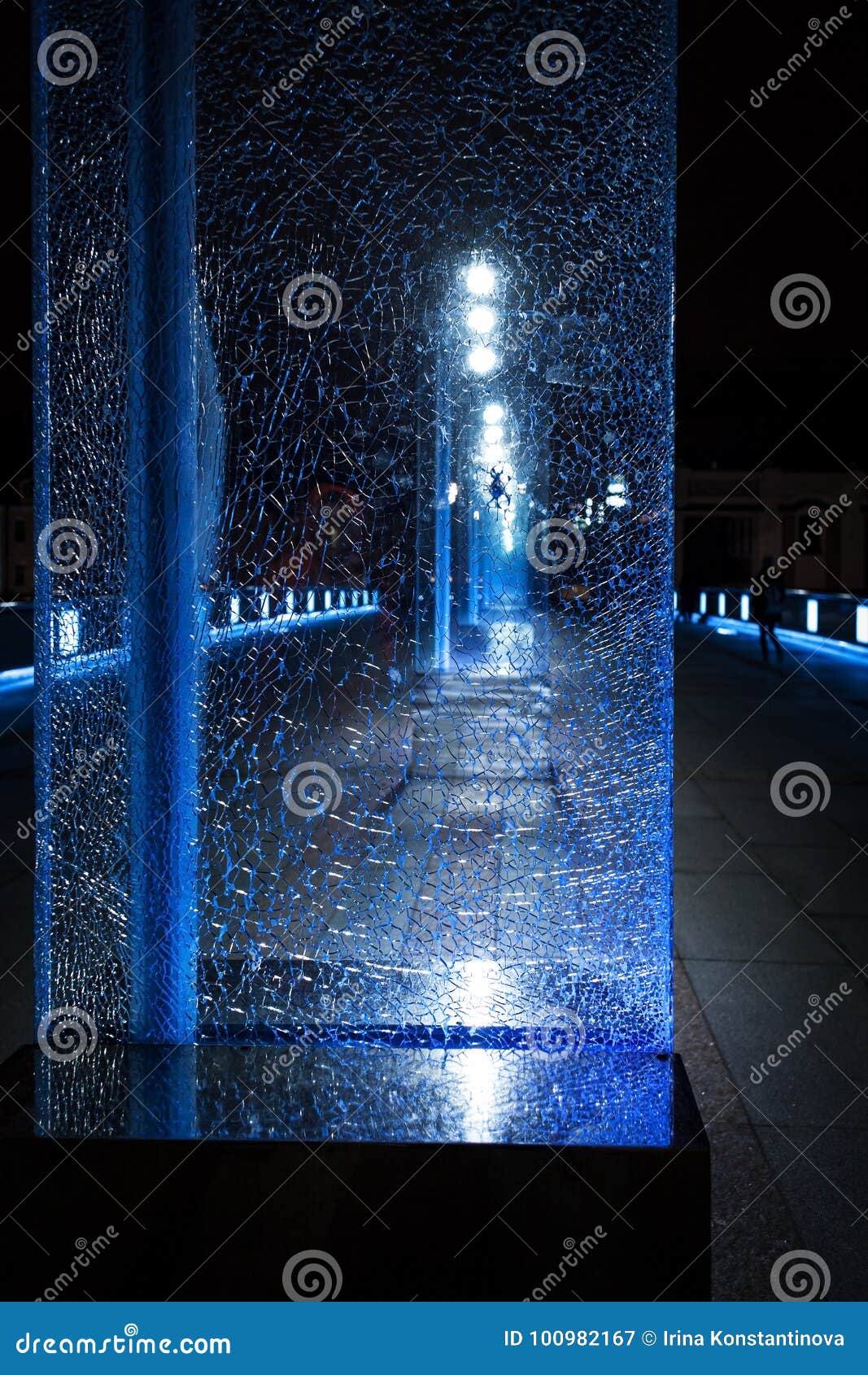 Broken glass panel. stock image. Image of ruined, smash - 100982167