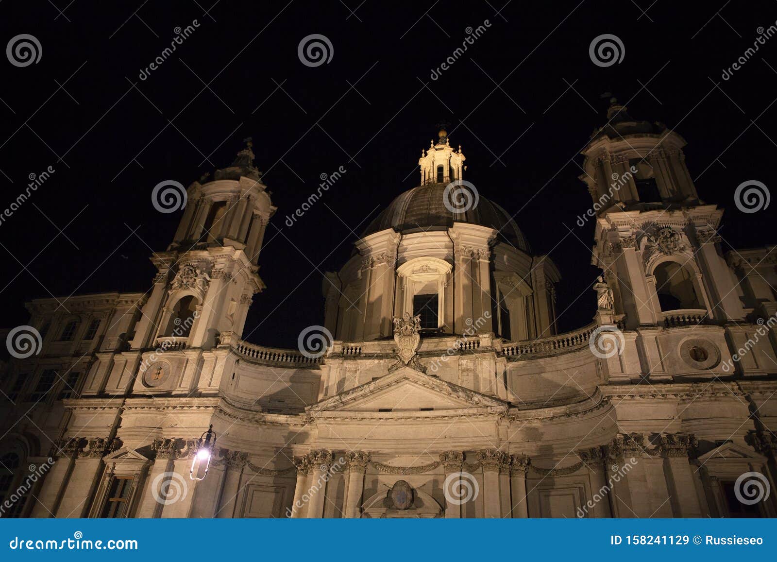 Catholic church in Rome stock image. Image of europe - 158241129