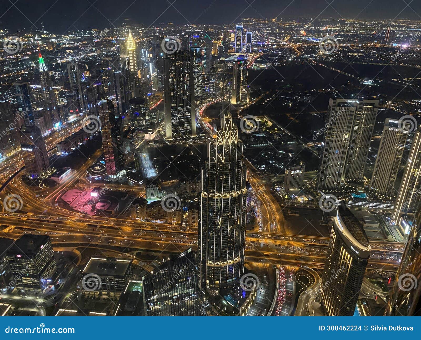 Night View of the City, Burj Khalifa, Dubai Stock Photo - Image of ... Night View of the City, Burj Khalifa, Dubai Stock Photo - Image of ...