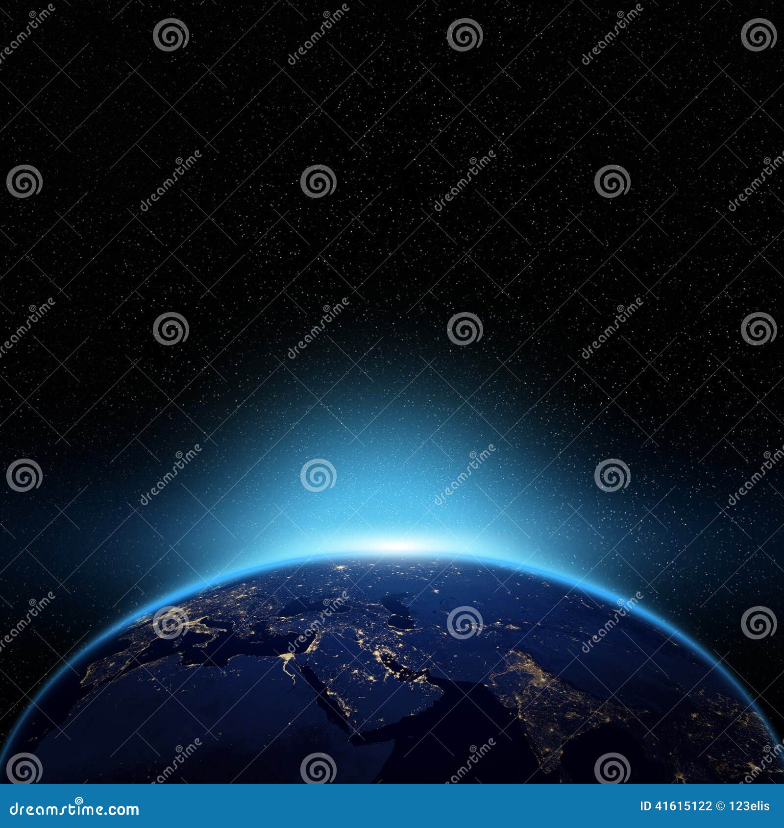 Night view of Globe stock illustration. Illustration of globe - 41615122