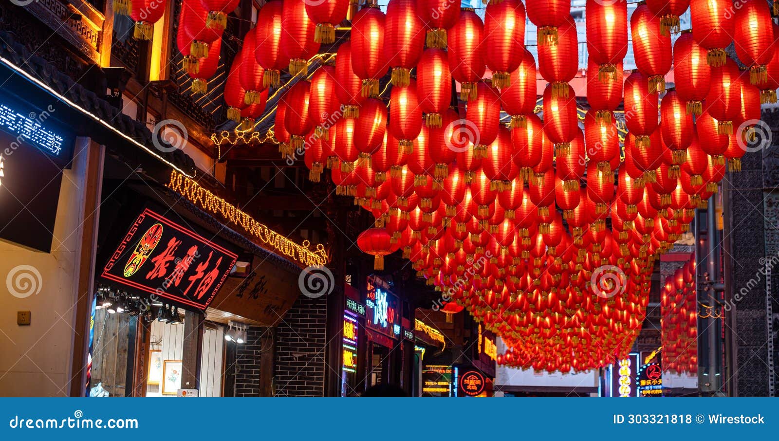 Night View of Hongya Cave in Chongqing, China Editorial Stock Photo ...