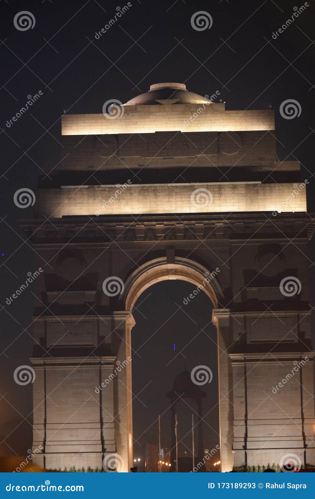 Night View of India Gate in Delhi India, India Gate Full View during ...
