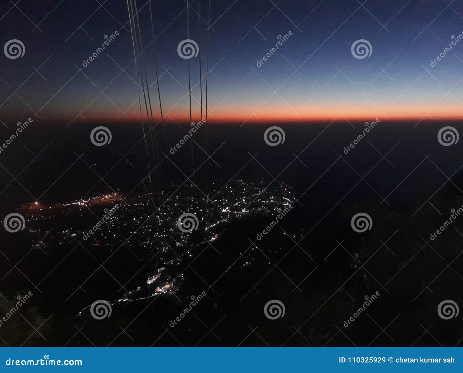 Night view of katra stock image. Image of katra, jammu - 110325929