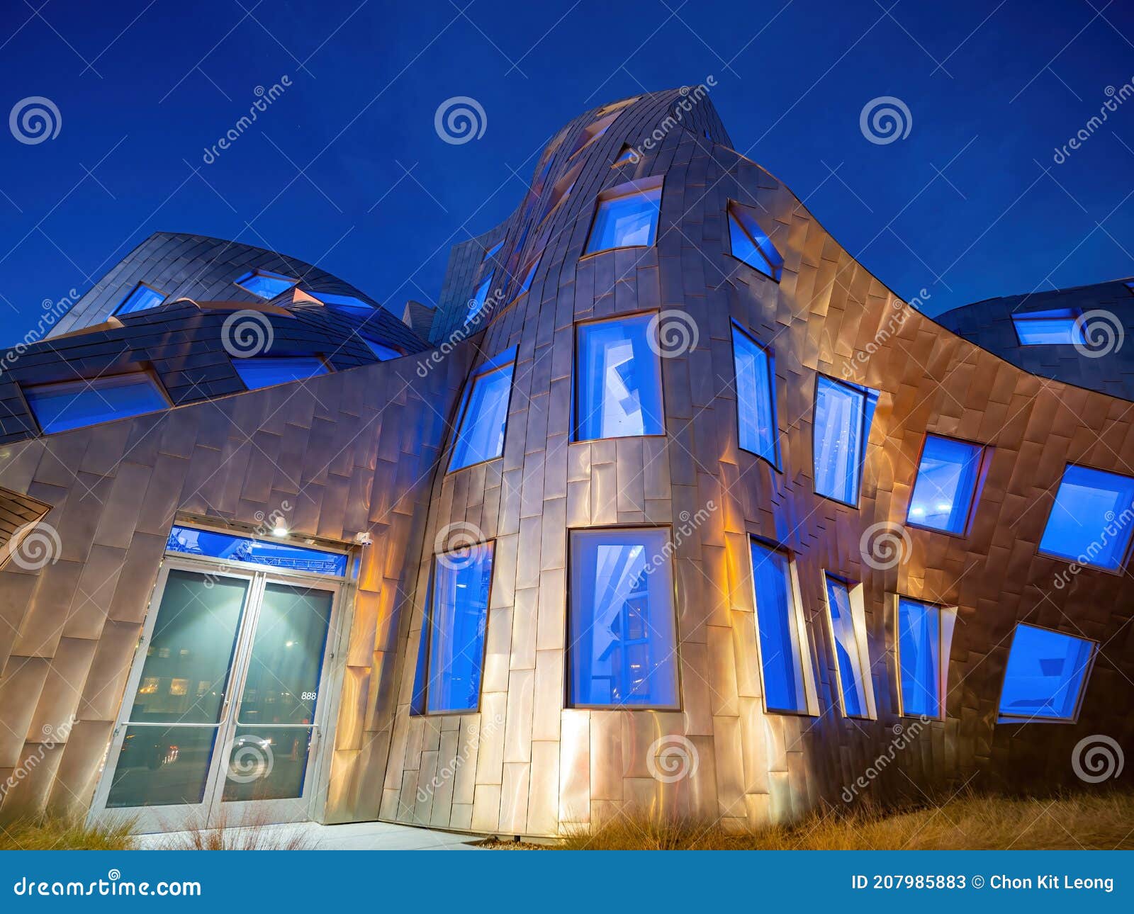 Night View of the Keep Memory Alive Event Center Editorial Stock Photo ...