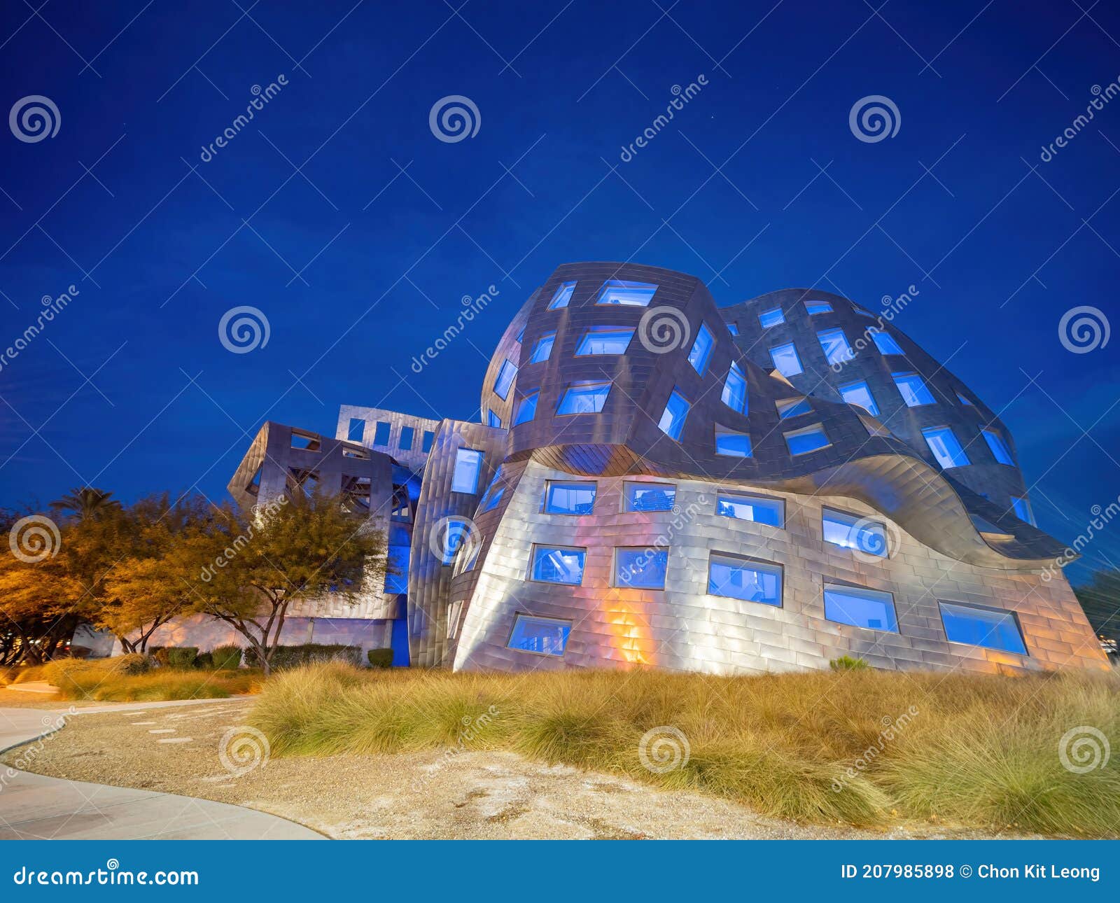 Night View of the Keep Memory Alive Event Center Editorial Stock Photo ...