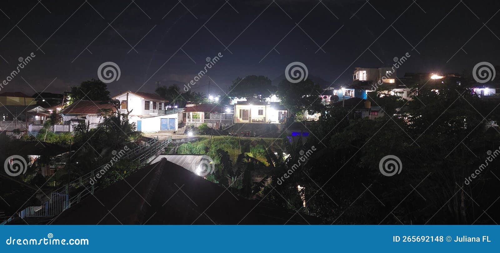 Night View with Low Shutter and ISO Stock Photo - Image of dusk ...