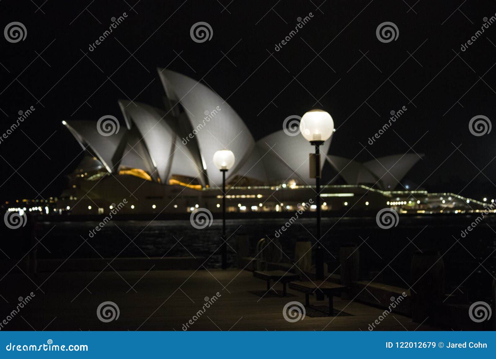 A Night View of the Opera House in Sydney Australia Editorial Stock ...