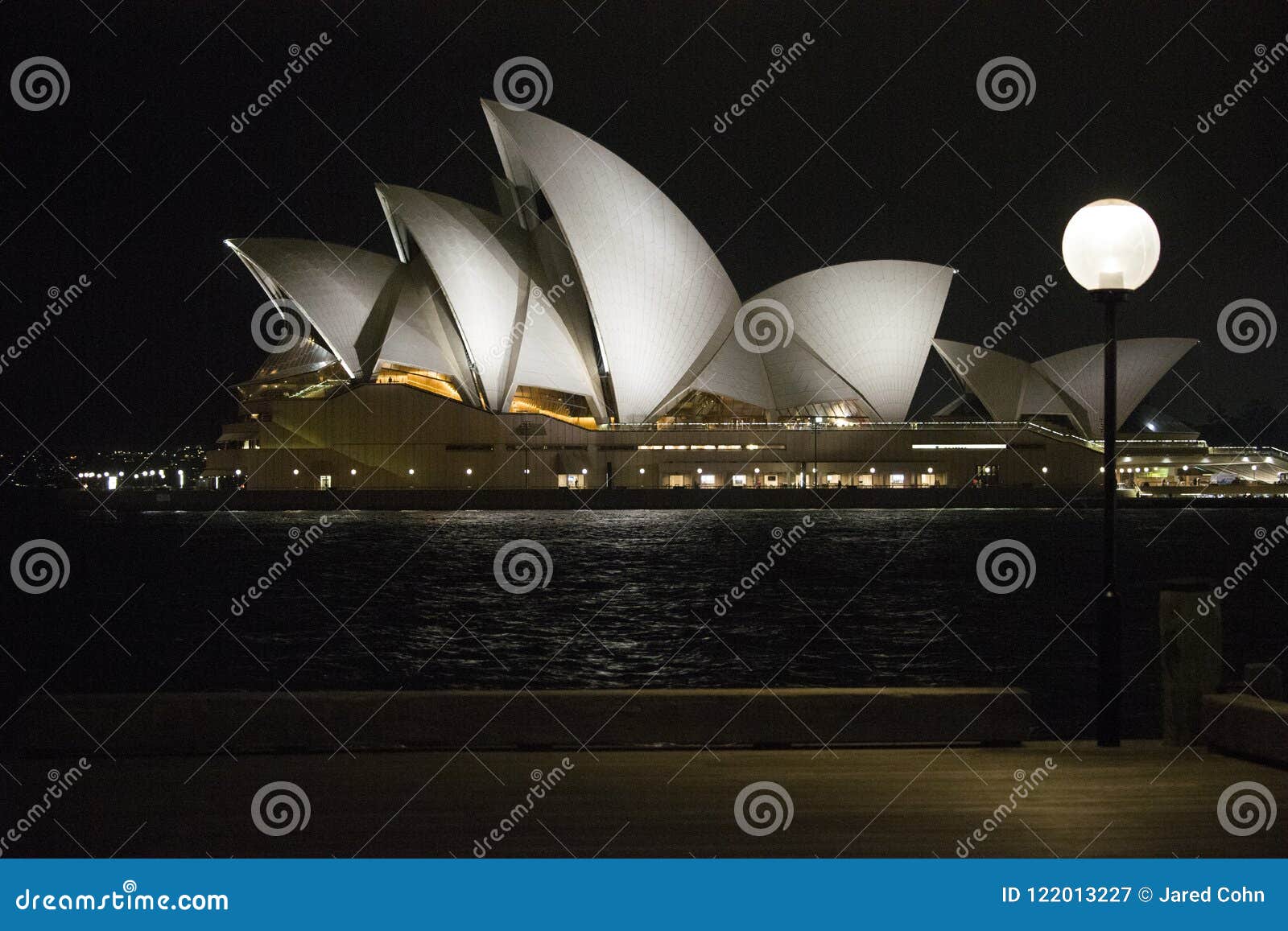A Night View of the Opera House in Sydney Australia Editorial ...