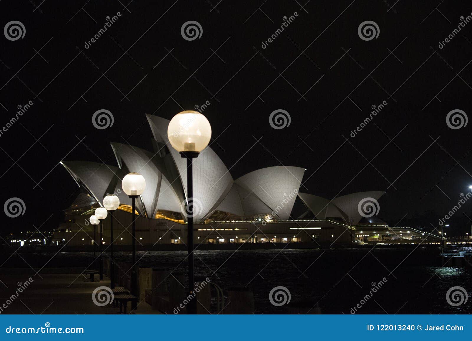 A Night View of the Opera House in Sydney Australia Editorial Image ...