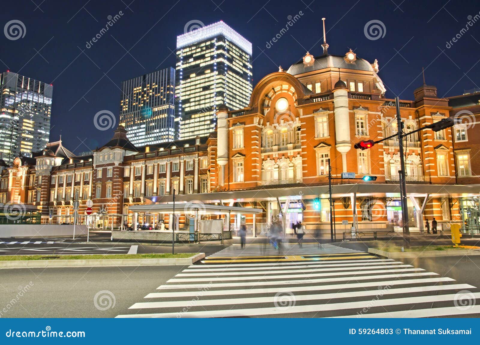 Night View Point in Tokyo Station. Stock Image - Image of downtown ...