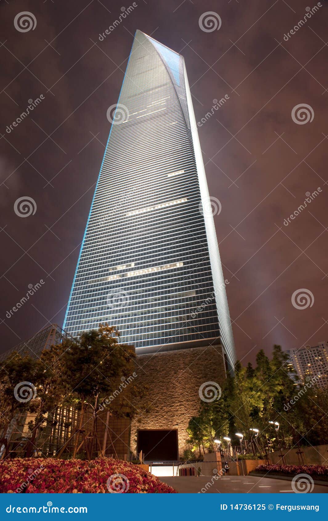 Night View of Shanghai China Stock Image - Image of exterior, detail ...