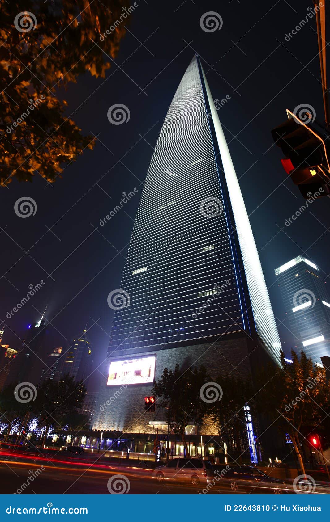 Night View of Shanghai China Editorial Image - Image of district ...