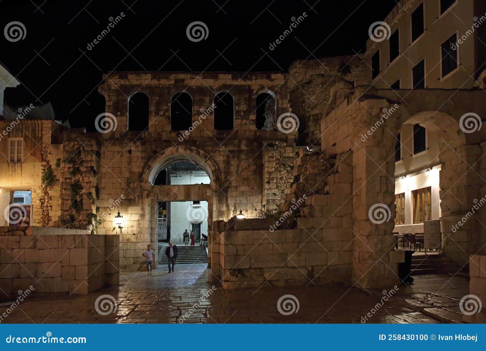 Silver Gate, Porta Argentea in Old Town of Split, Croatia Editorial ...